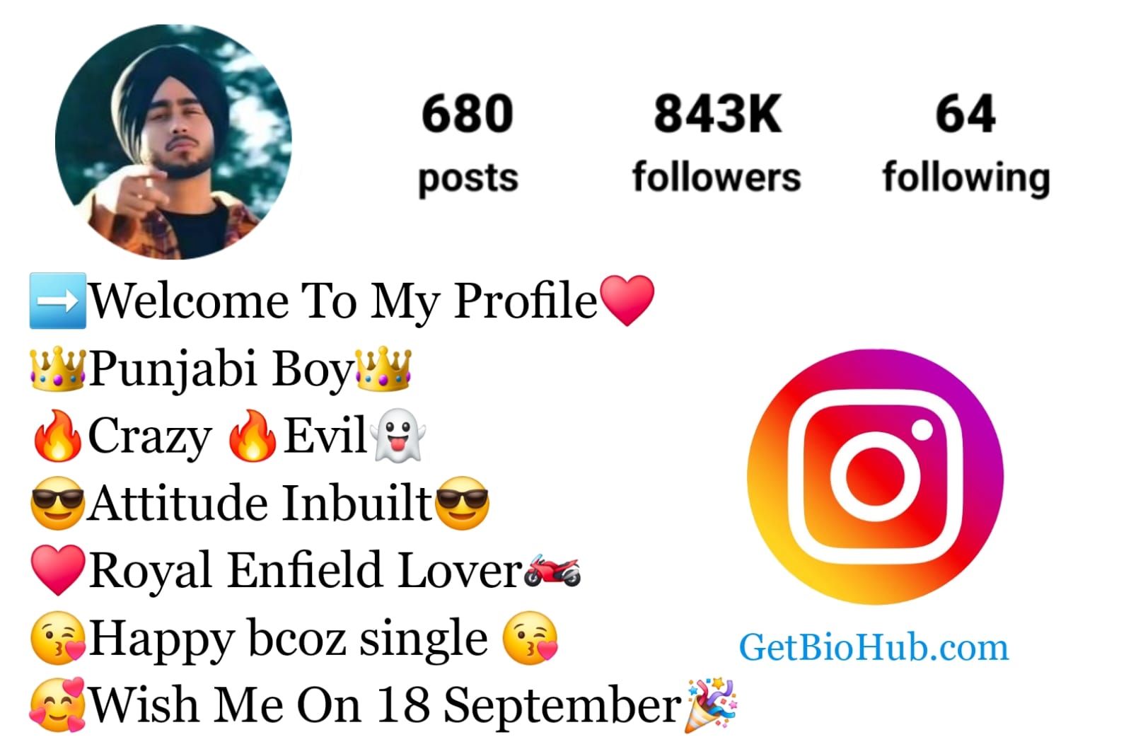 (800+) Best Instagram Bio In Punjabi For Boys & Girls 2025