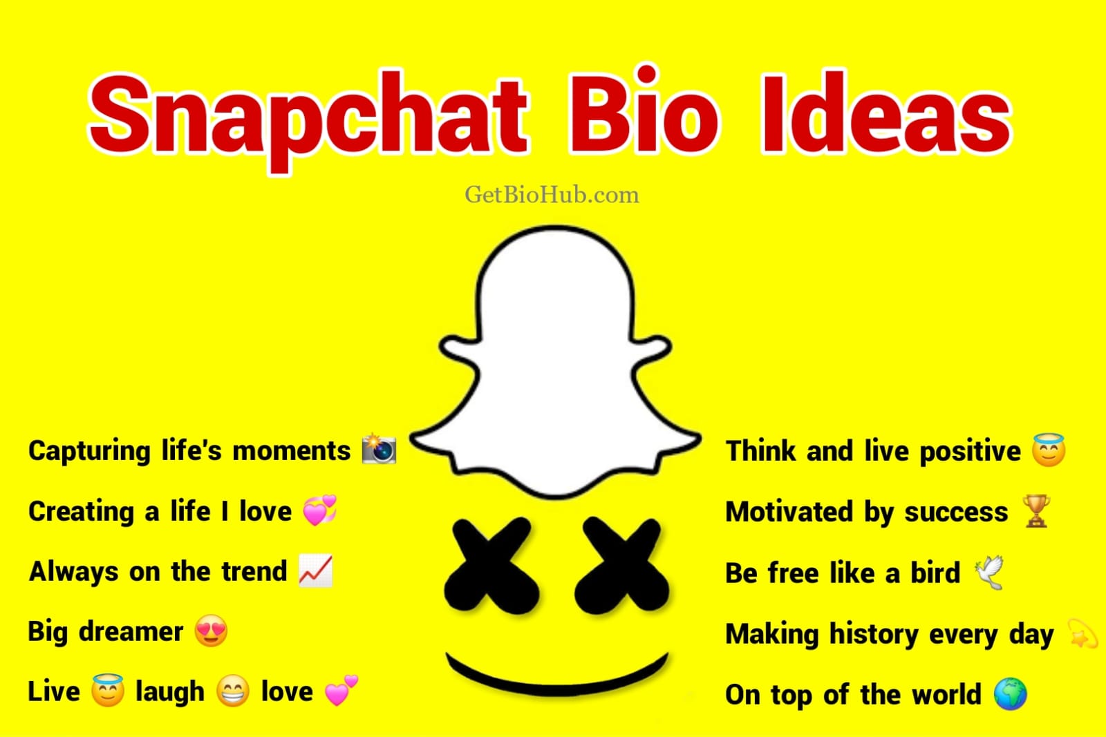 (150+) BEST Snapchat Bio For Boys & Girls 2024 - GetBioHub